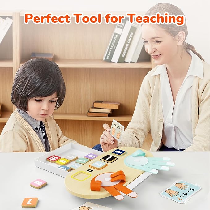 Finger Math Game™ - Fingrar fulla av visdom - Matematikspel – Mil lilla Sötnos