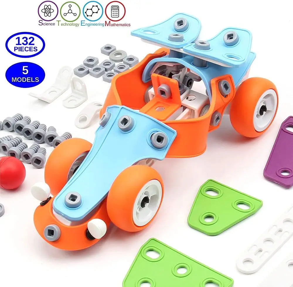 Build Genius Playset™ - Byggupptåg - STEM-leksak – Mil lilla Sötnos