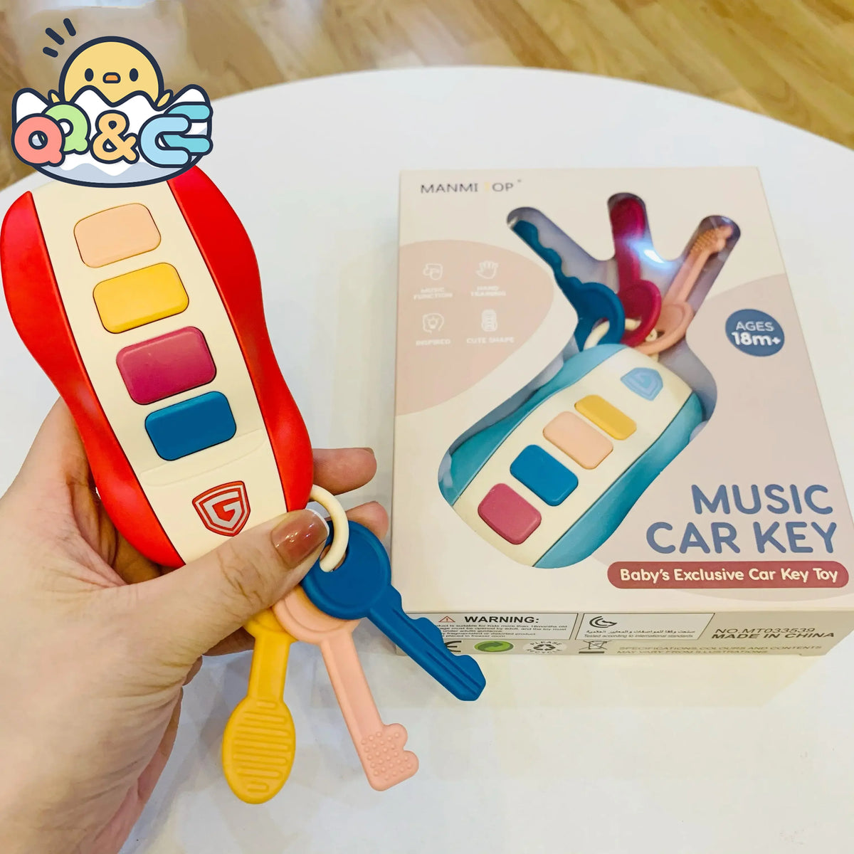 Music Car Key™ - Melodiös åktur - Musikleksak – Mil lilla Sötnos