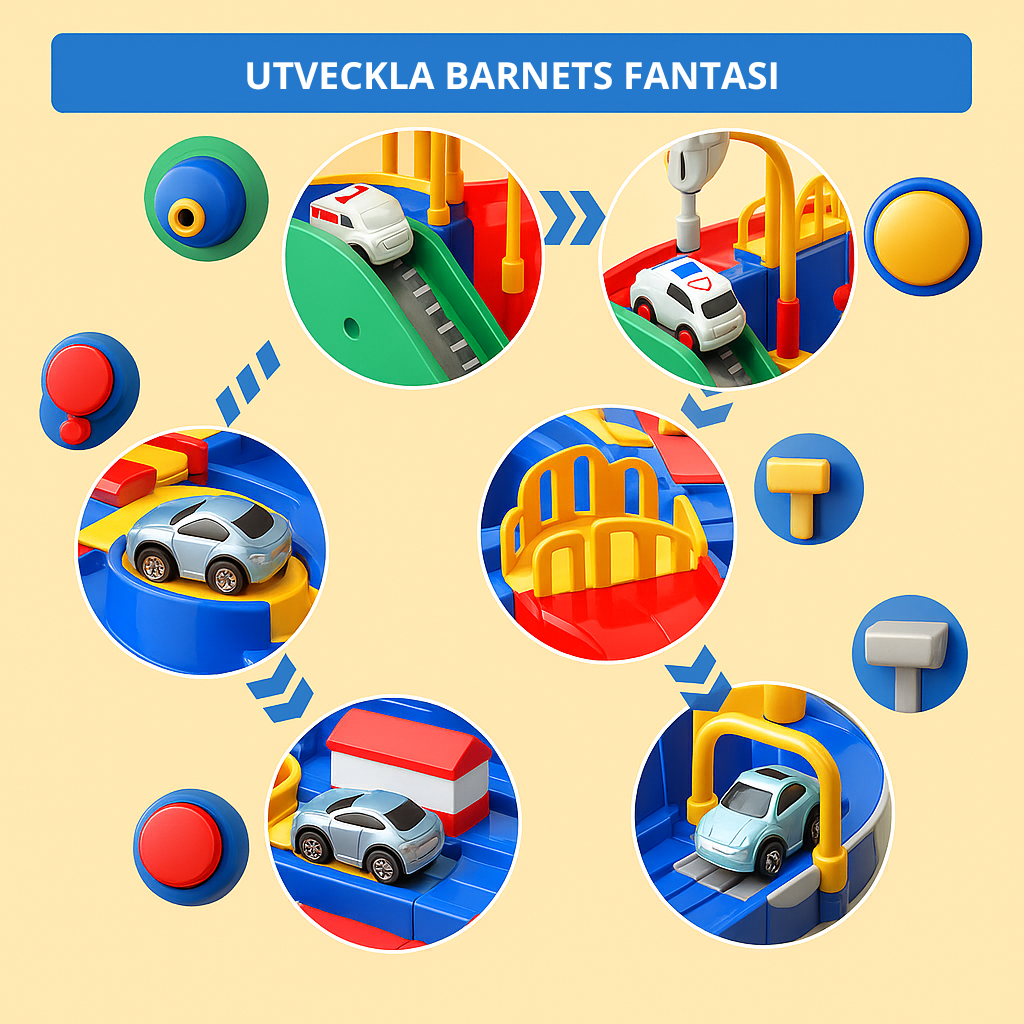 Car Adventure™ - Stadsbilen I Träna ditt barns hjärna – Mil lilla Sötnos