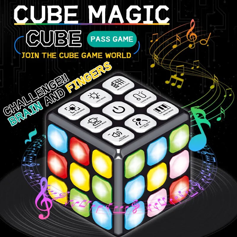 Magic Melody Cube™ - Flashig, magisk och lärorik - pedagogisk lekkub – Mil lilla Sötnos
