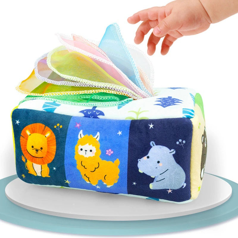 Tissue Box Toy™ - Magiska näsdukar i en låda - Näsduksleksak – Mil ...